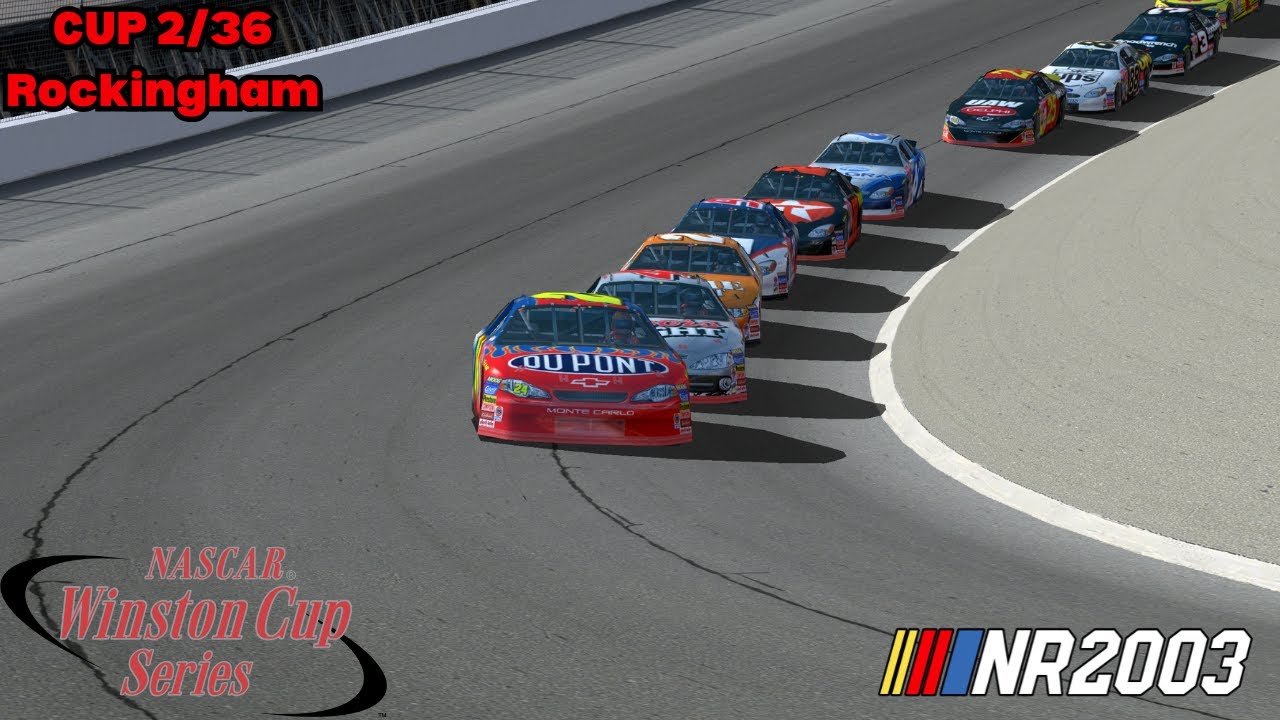 NR2003 Career Mode - 2001 Rockingham 400 (Race 2/36) (Race Broadcast ...
