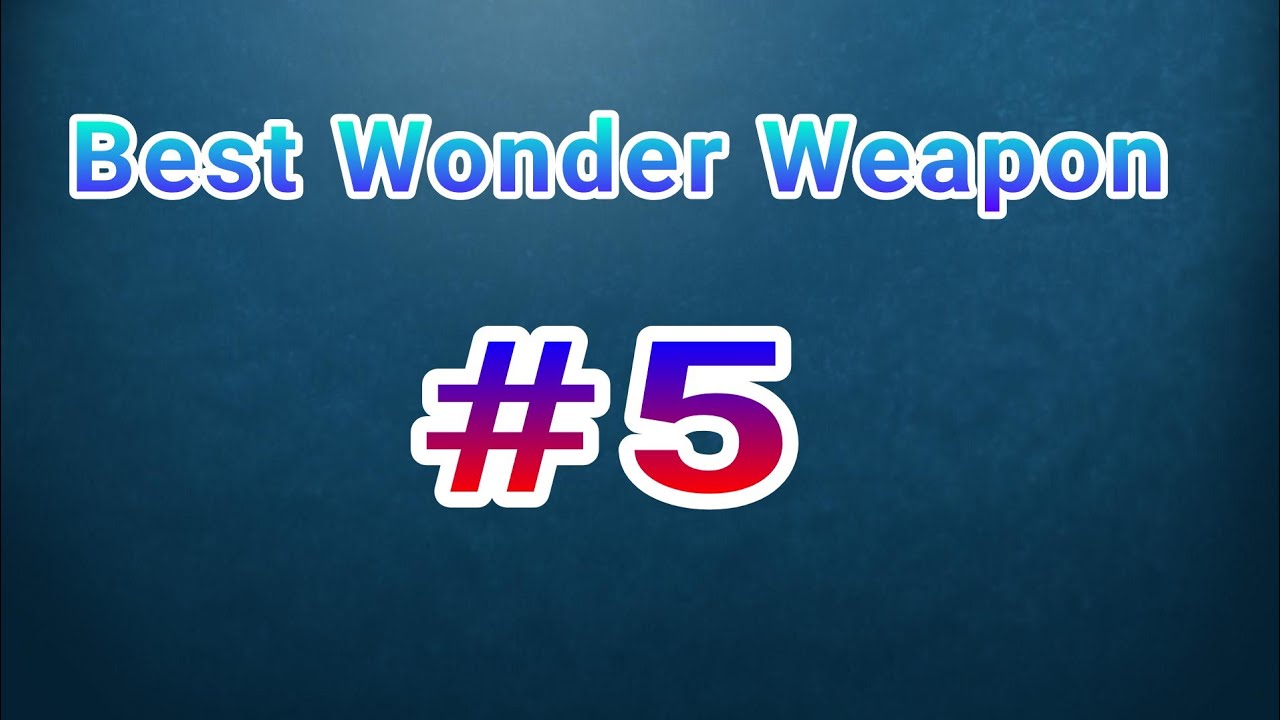 One Of The Best Wonder Weapons On Call Of Duty Zombies #5 - YouTube