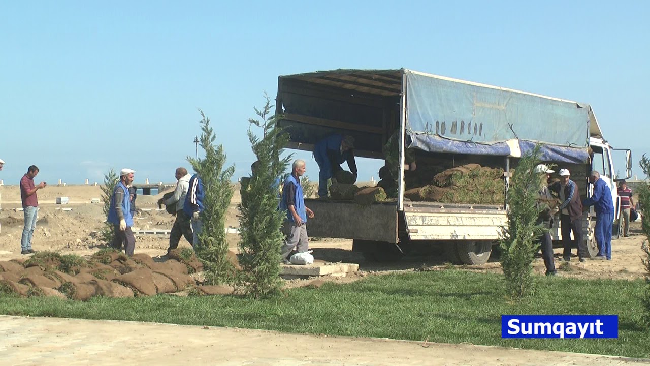 Sumqayit bulvari abadlasdirilir.17.10.2019 - YouTube