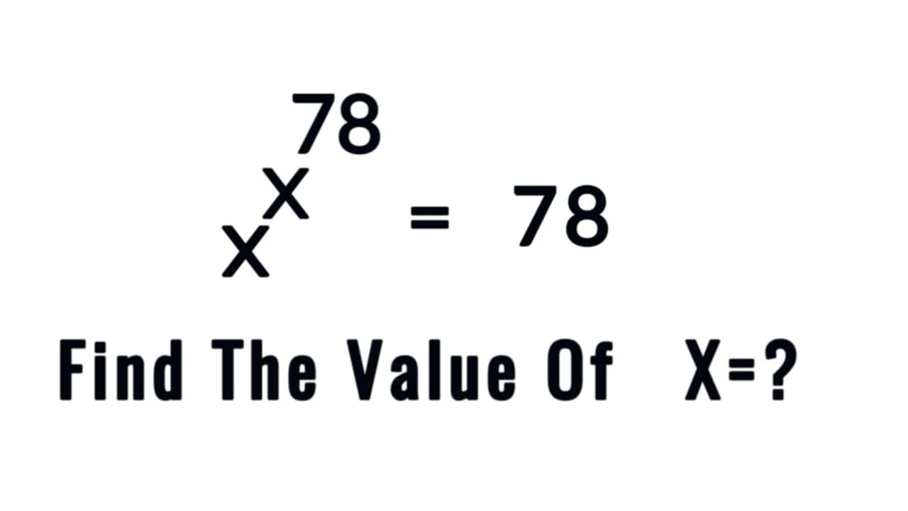 Nice Exponent Math Simplification | Find The Value Of X In This Problem ...