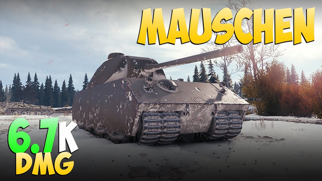 Mauschen - 7 Kills 6.7K DMG - Realistic! - World Of Tanks - YouTube