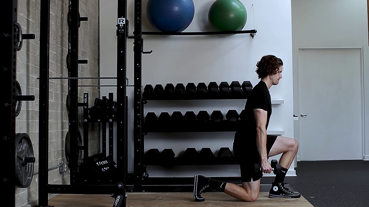 DB 3-Way Lunge - YouTube