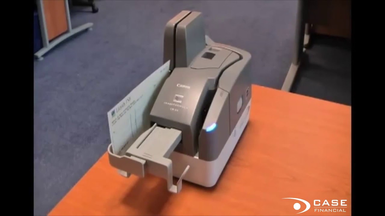 Escaner de cheques - YouTube