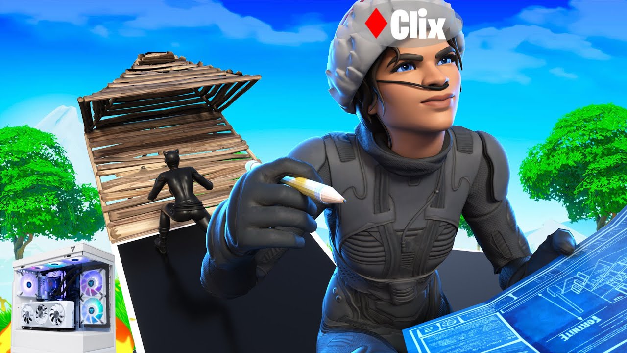 BEAT Clix In A 1v1, WIN A PC - YouTube