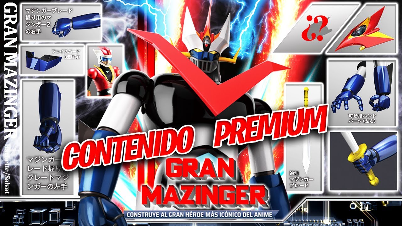 CONTENIDO PREMIUM DE GRAN MAZINGER🤖 HACHETTE - YouTube