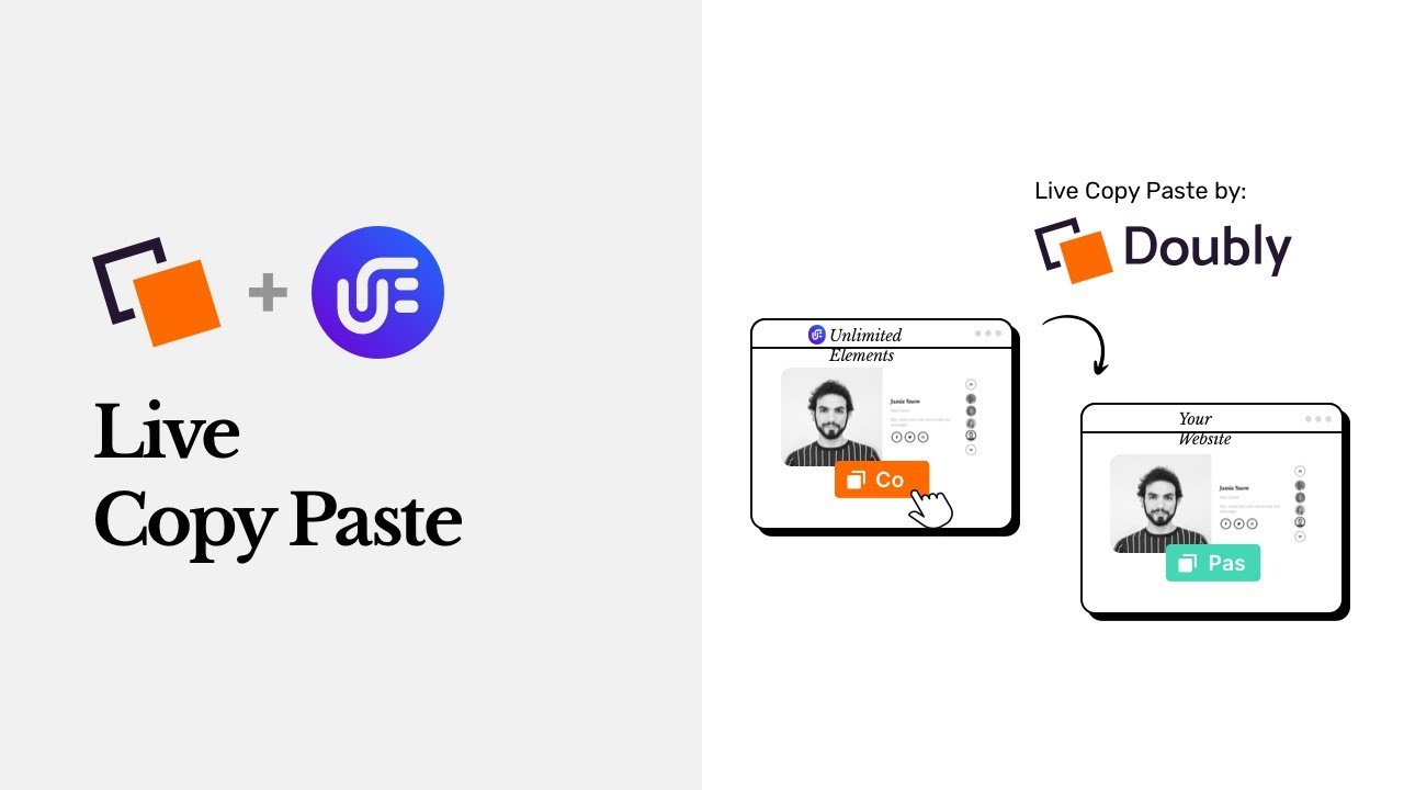 Live Copy Paste Demo Sections from Unlimited Elements - YouTube