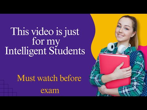 This video is just for my intelligent students || Must watch 🔥 before ...