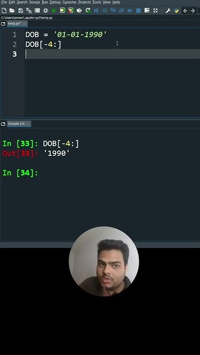 Python String Index important concept #Shorts - YouTube