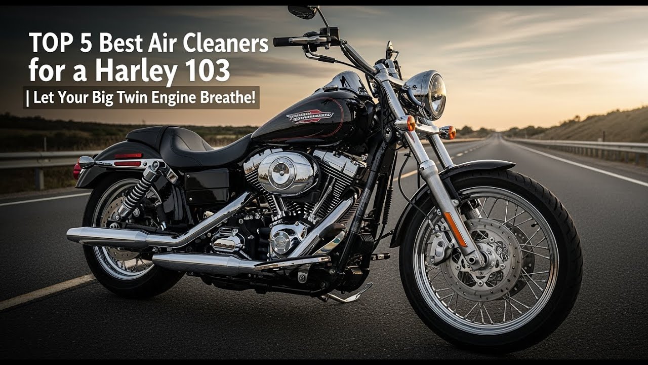 TOP 5 Best Air Cleaners For Harley 103 - Let Your Big Twin Engine ...