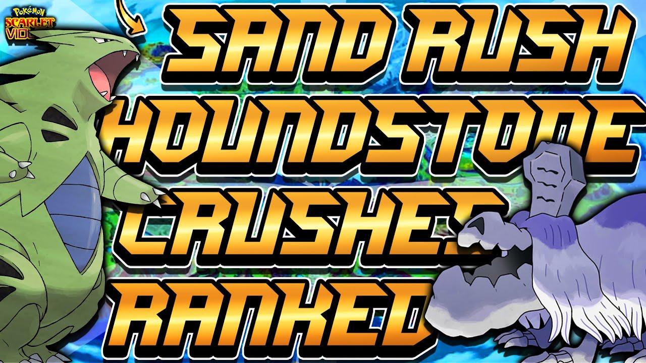 Tyranitar & Houndstone Sandstorm Team! - Pokémon Scarlet & Violet ...