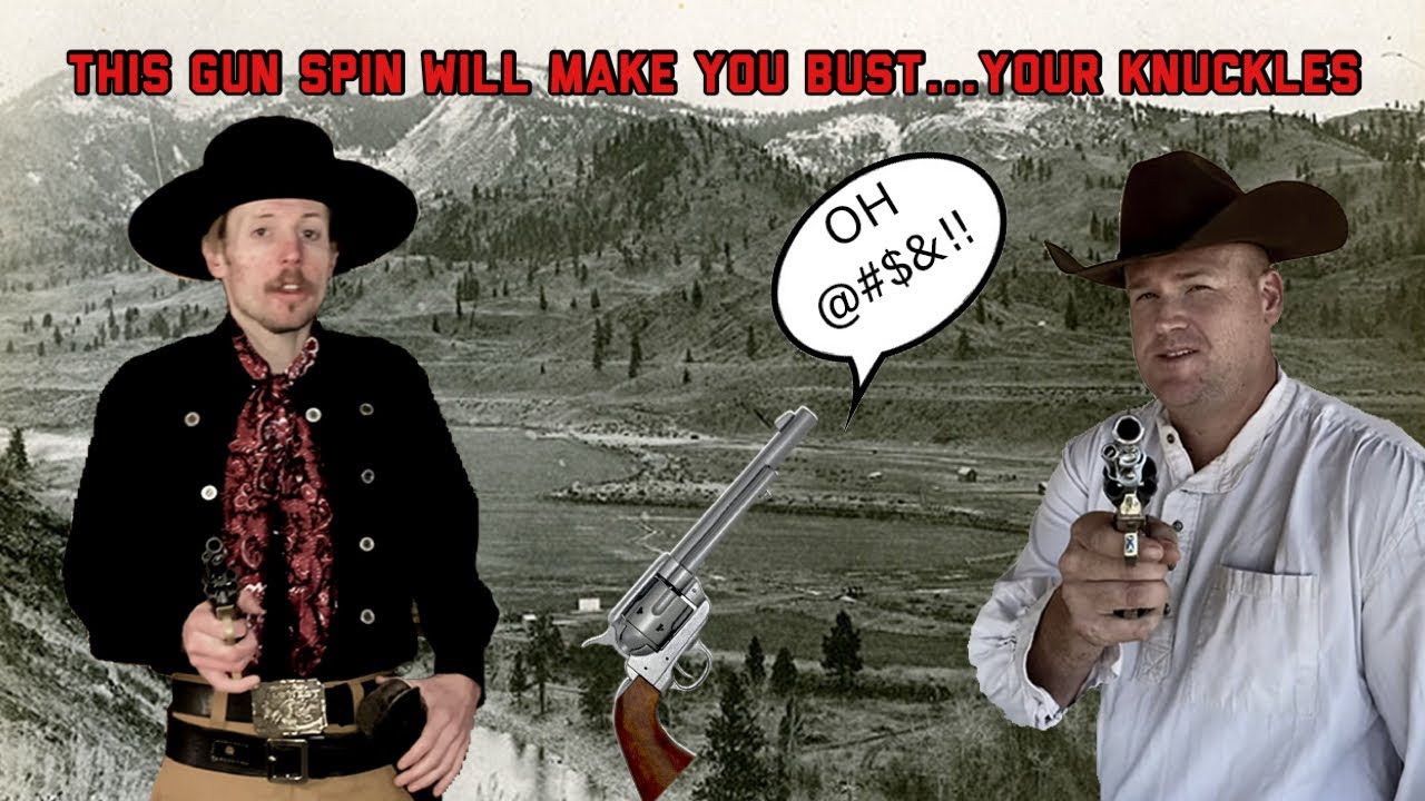 This Gun Spin Will Make You Bust… Your Knuckles - YouTube