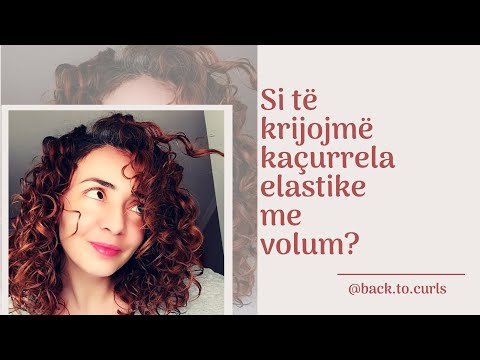 Si te thajmë kacurrela  elastike e me volum | How to difuse for definition & volume curls