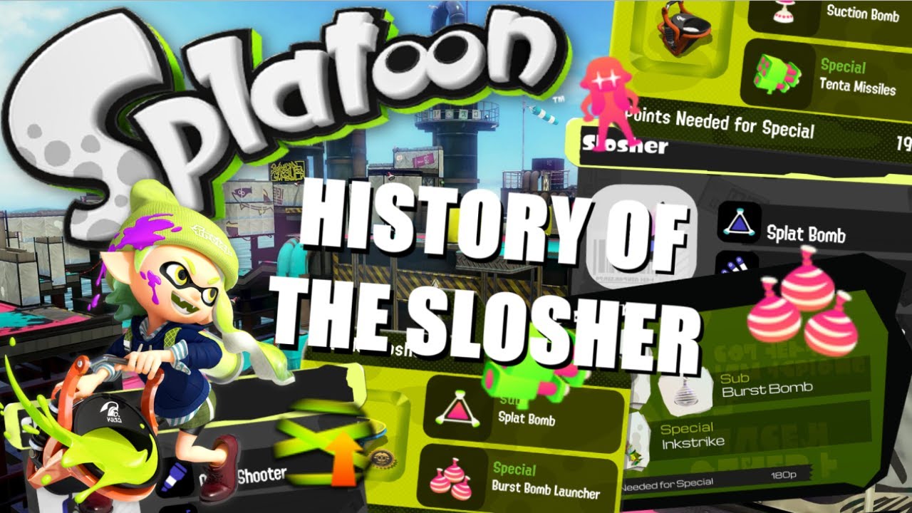 The HISTORY of THE SLOSHER: Forever High Tier (Splatoon) - YouTube