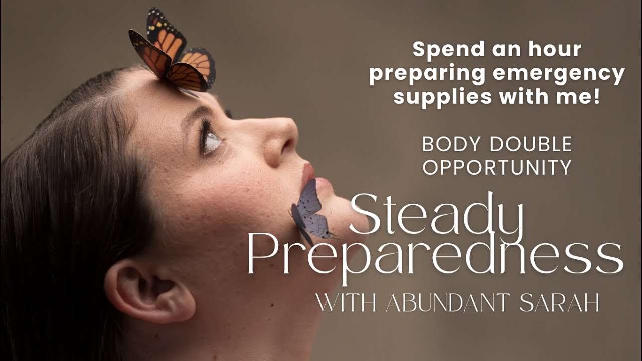 Spend an hour prepping with me! (Body Doubling Opportunity) - YouTube