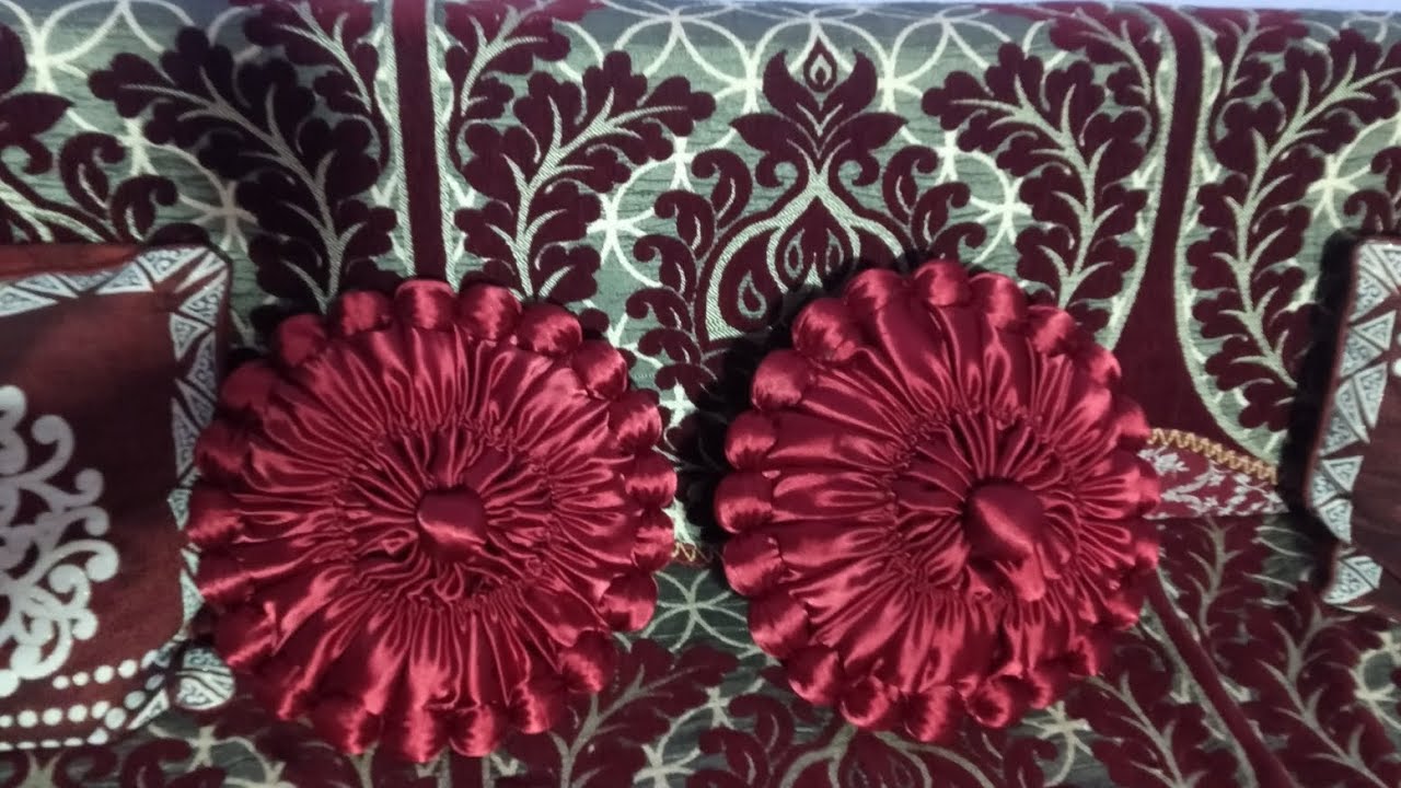 round cousins for sofa set and bed with the use of clothes - YouTube