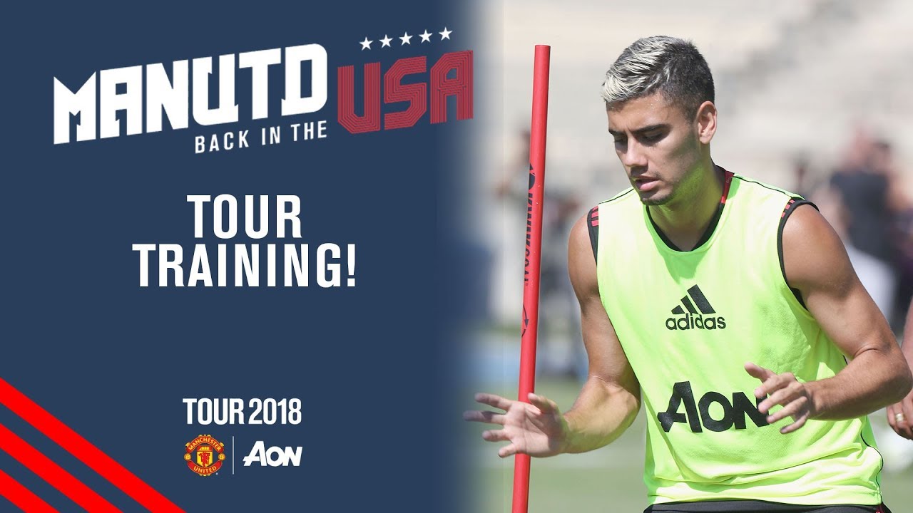 Alexis Sanchez, Pereira & Martial! | Manchester United Training | USA ...