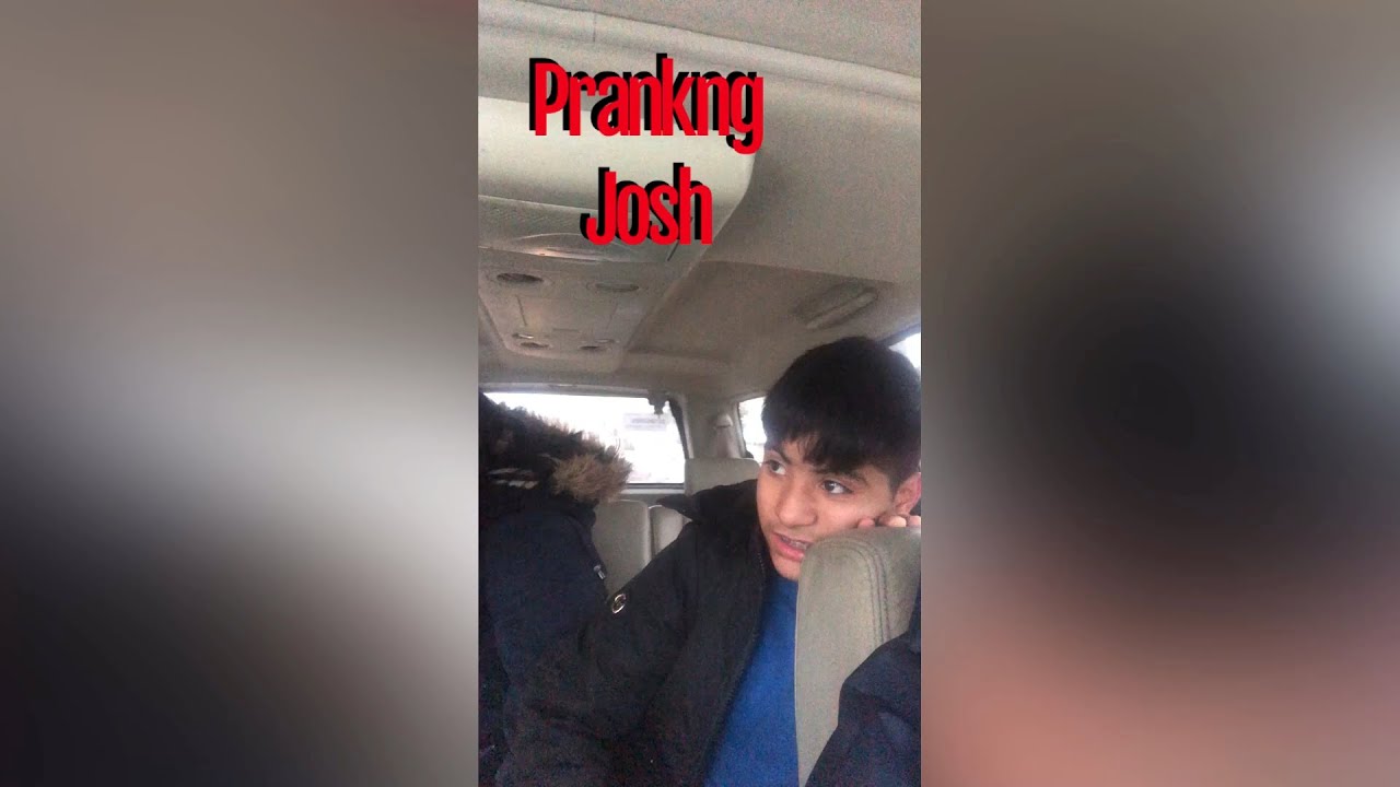 Pulling a prank on Josh his reaction after - YouTube