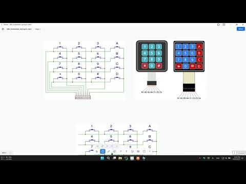 Embedded Systems Lab4: Keypad interface and Callout Notification - YouTube