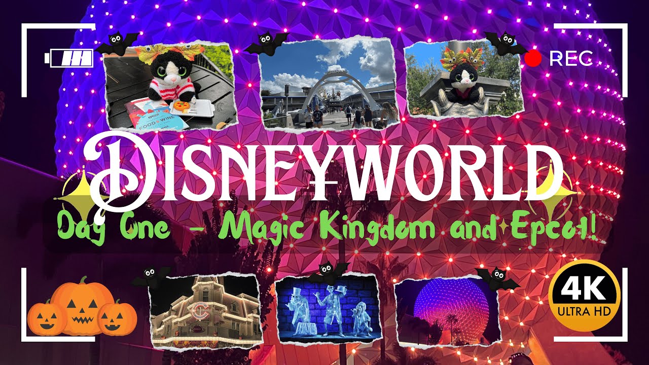 Disney World | Sept 2024 | Day 1 🏰 Magic Kingdom | 🪩 Epcot | 🐬 ...