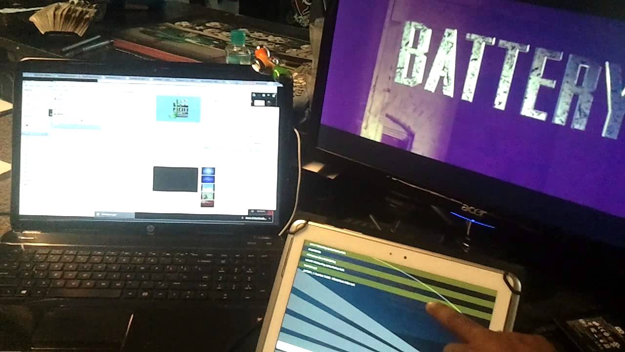 openlp remote demo - YouTube