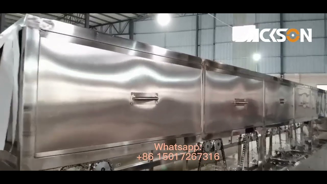 Jackson Stainless Steel Bottles Ultrasonic Washing Machine Single Row ...