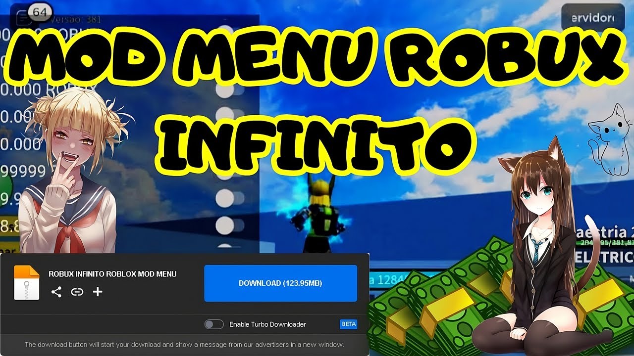 Como obter Robux infinito? no Roblox Mod Menu! - YouTube