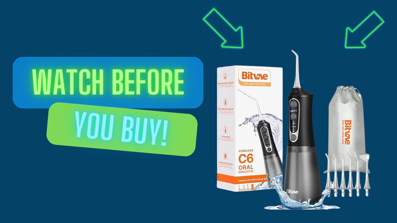 WATCH BEFORE YOU BUY Bitvae C6 Water Dental Flosser - YouTube