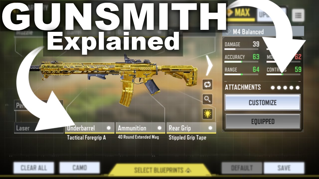 Gunsmith Basics and How to Use - COD Mobile - YouTube
