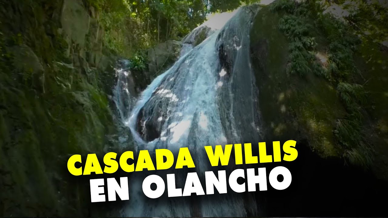 Una maravilla de cascada en Olancho - YouTube