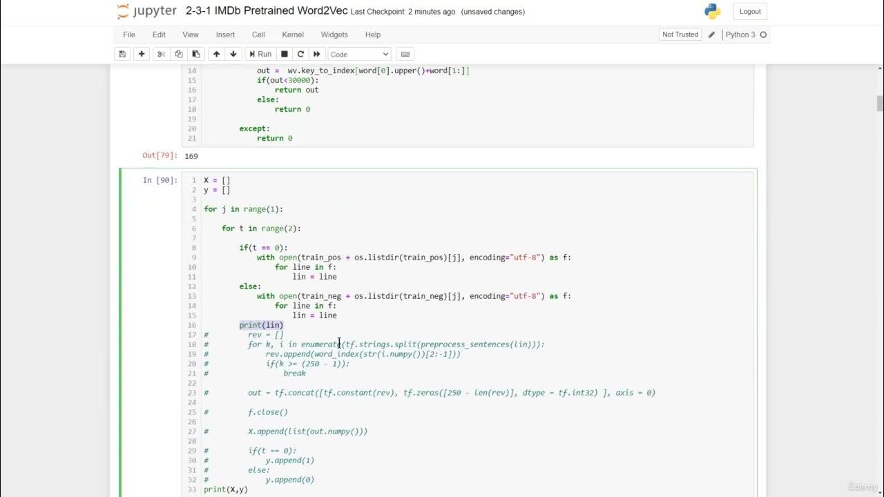 82. Word2Vec Practice - YouTube
