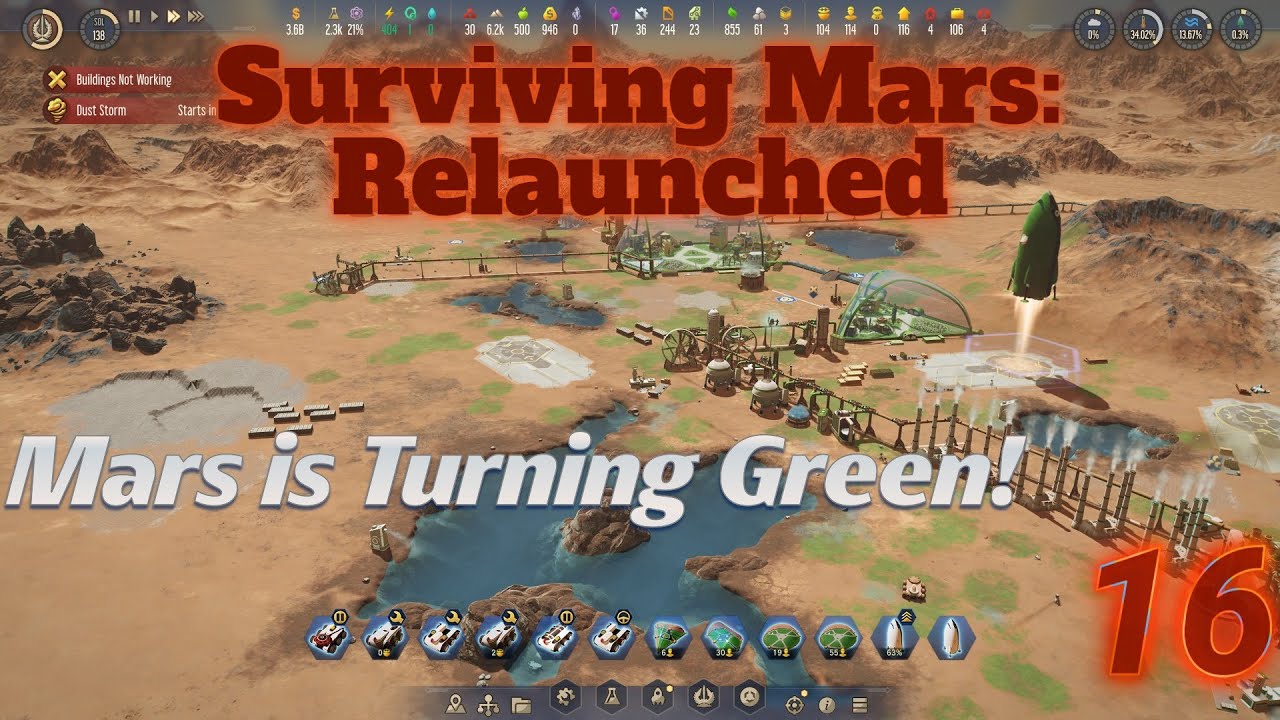 Surviving Mars: Relaunched - Green Mars - Episode 16 - YouTube