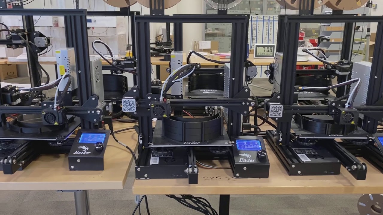 3D Face Shield Printing - YouTube