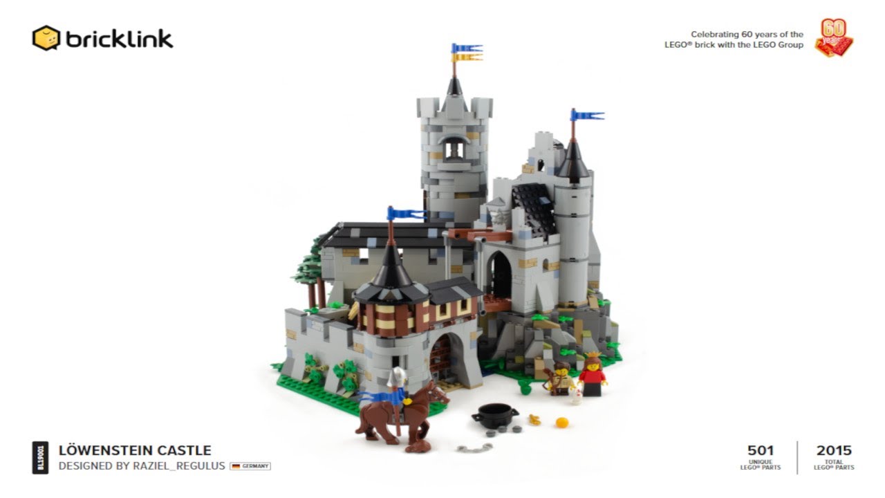 LEGO BL19001 Instructions | Bricklink | Löwenstein Castle | AFOL ...