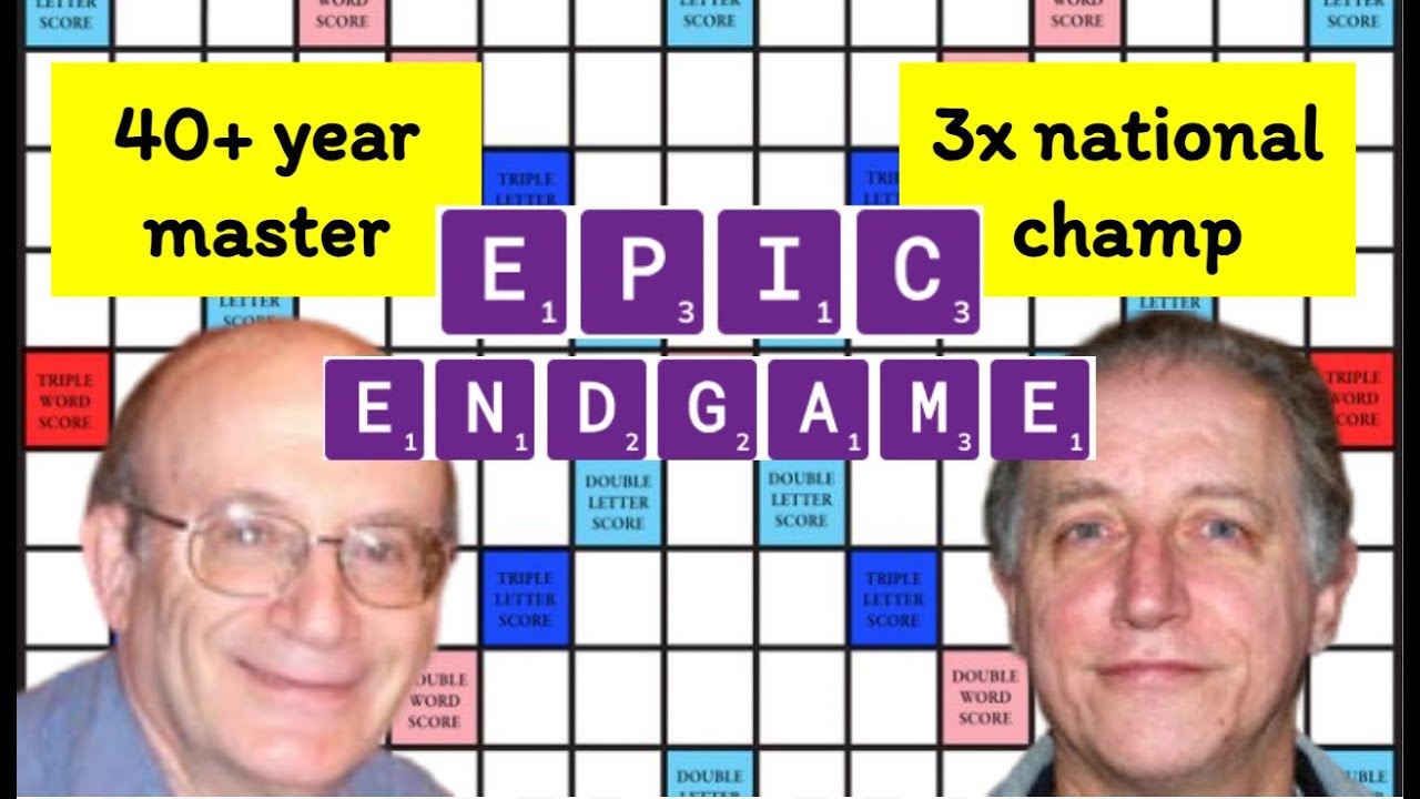 Epic Scrabble endgame between decades-long friends and rivals - YouTube