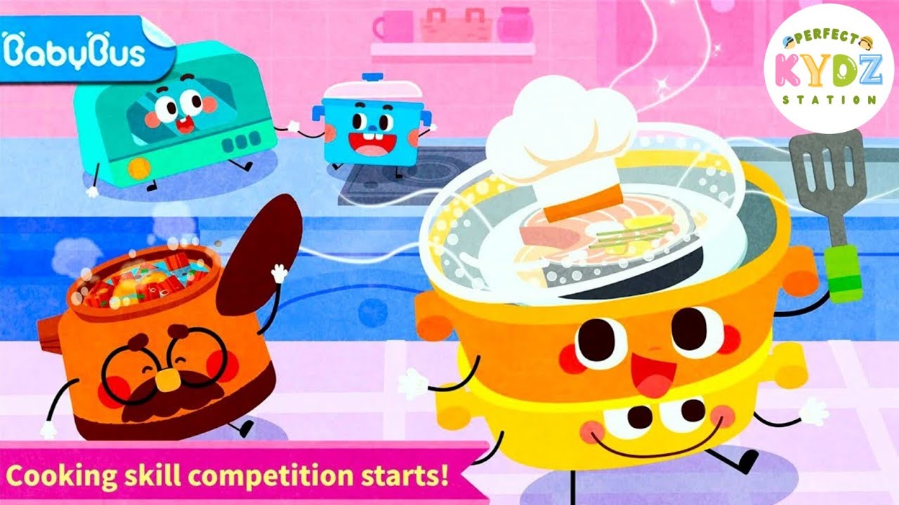 Cooking Skill Competition | Cartoon | Kids Entertainment | Animation ...
