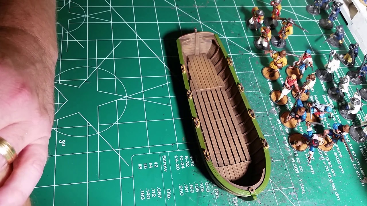 Firelock Games: Blood & Plunder Longboat - YouTube