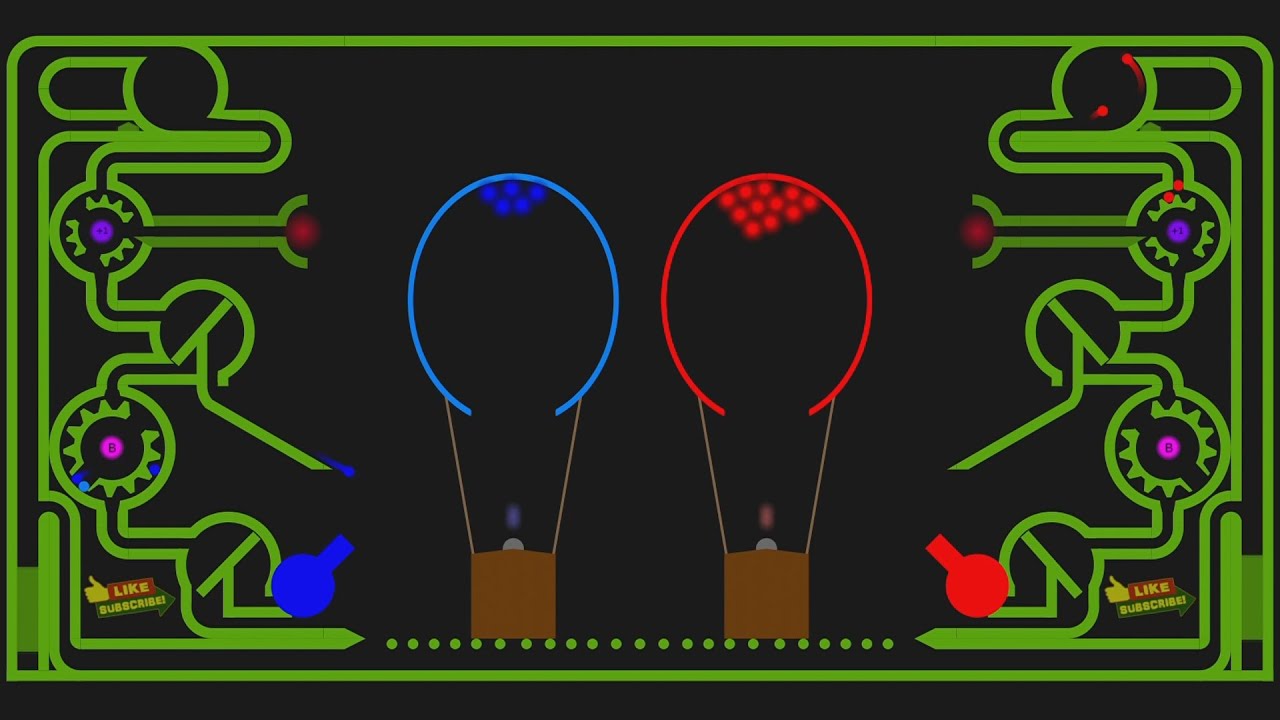 Hot Air Balloon Game - Algodoo Marble Race - YouTube