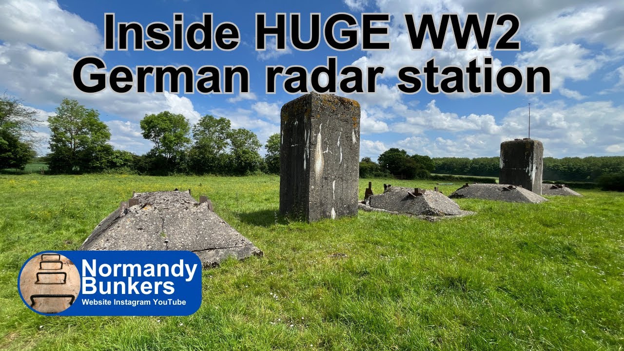 AERIAL & INSIDE VIEWS OF HUGE WW2 GERMAN RADAR STATION - YouTube