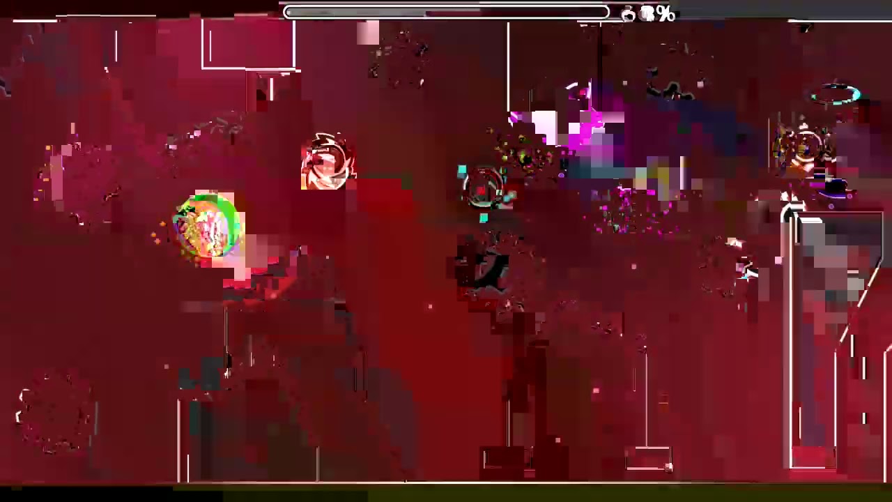 Some random gameplay and I tried making line structures | Geometry Dash ...