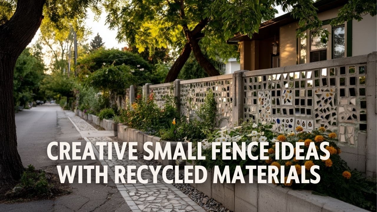 Unusual Fencing Materials And Ideas Creative Small Fence Ideas With