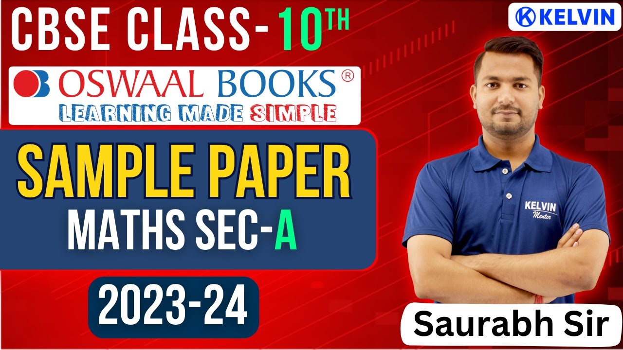 CBSE Sample Paper 2024 Class 10 Maths Standard Oswaal Sample Paper 1 cbse-sample-paper-2024-class-10-maths-standard-oswaal-sample-paper-1