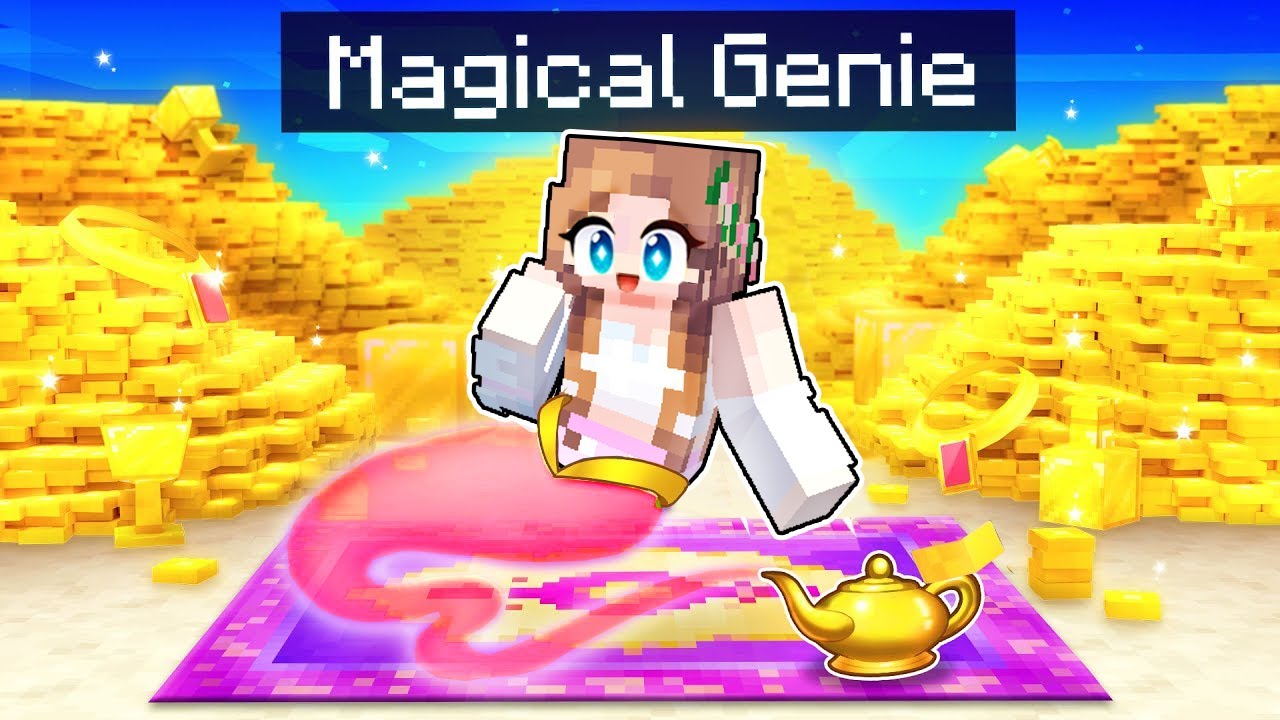 Granting Wishes as a MAGICAL GENIE In Minecraft! - YouTube