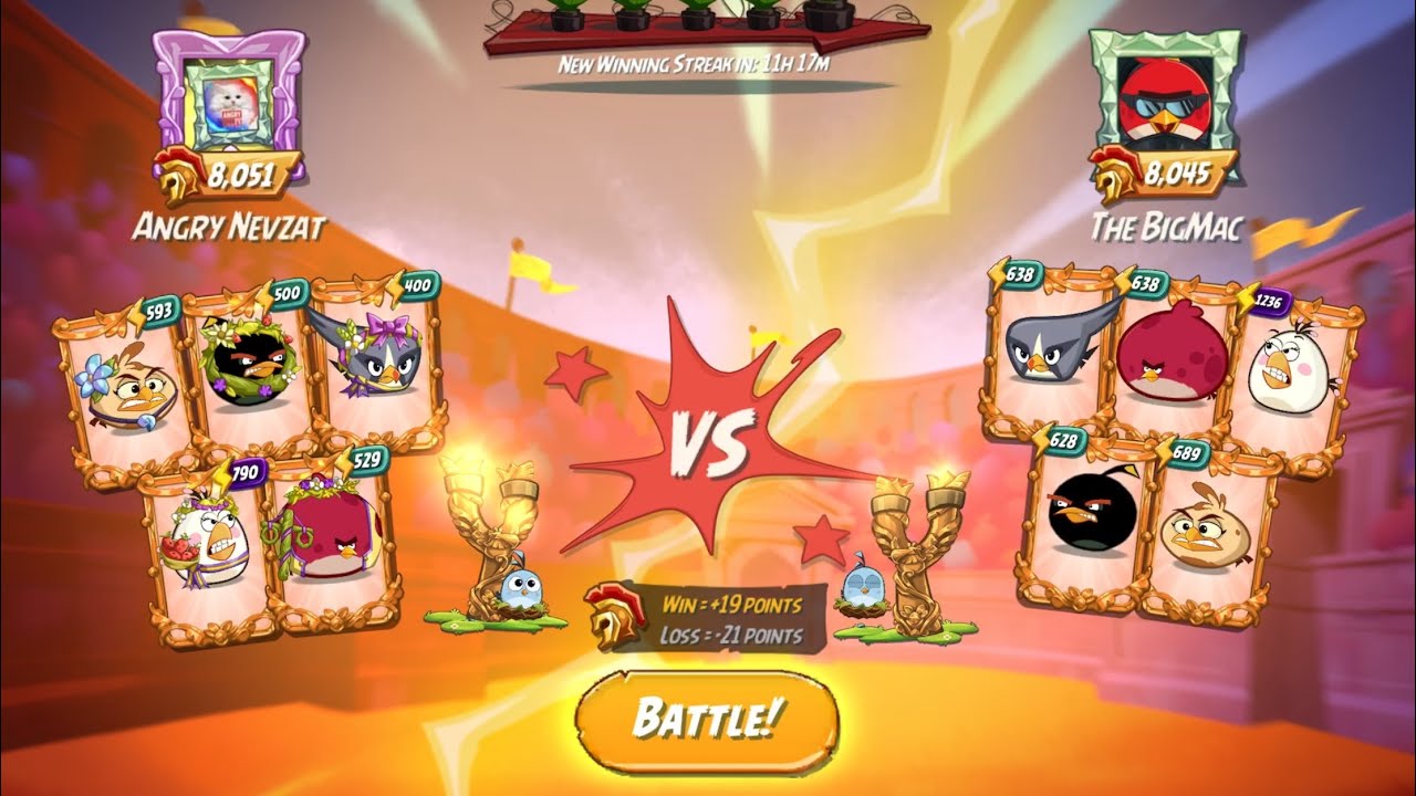 Arena Master League - Battles for the Top 500 v2 💪 - Angry Birds 2 ...