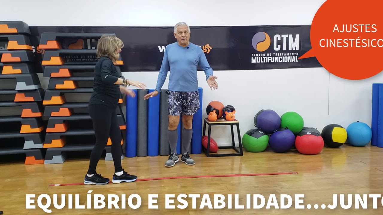 Treinando o Idoso...Equilíbrio e Estabilidade ! - YouTube