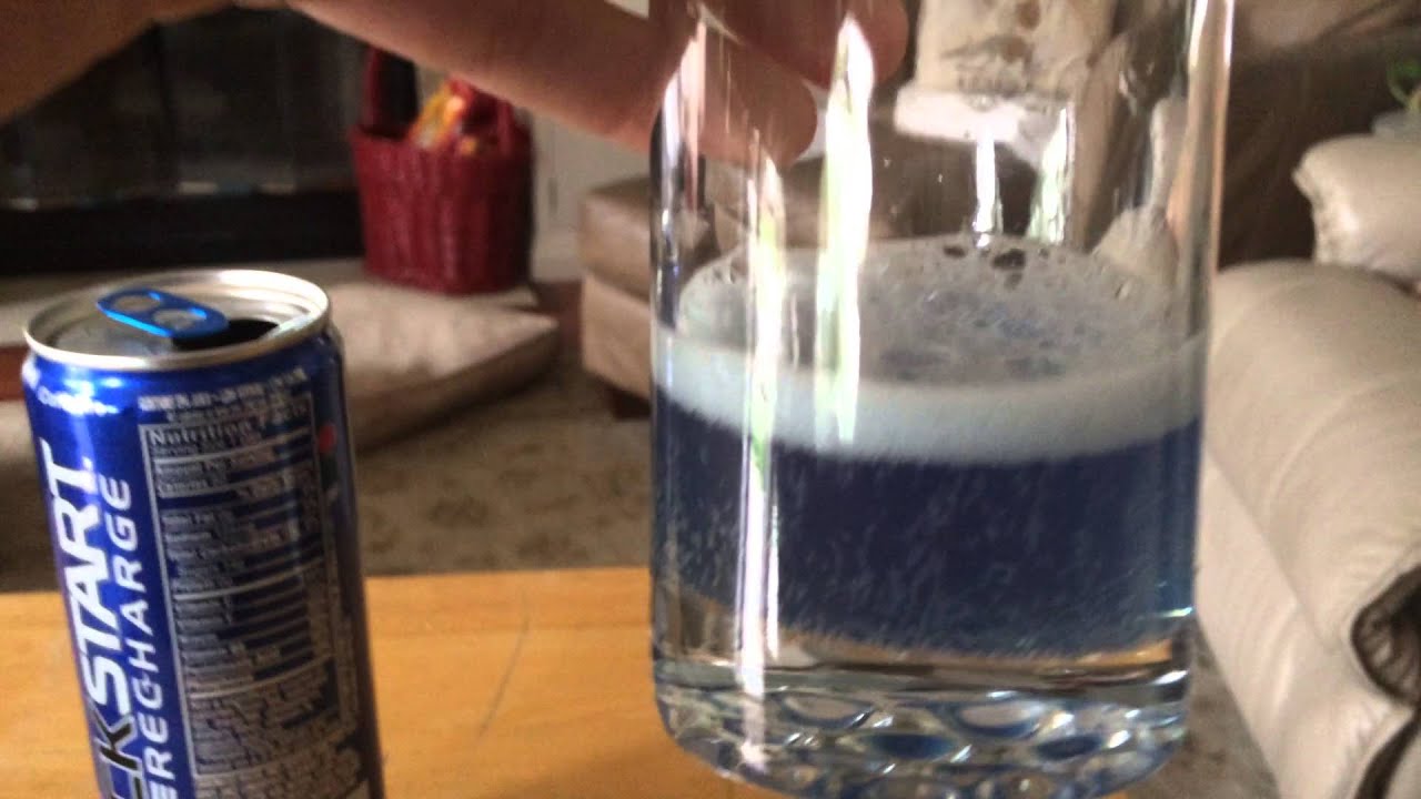 Mtn Dew Kickstart Blueberry Pomegranate review 2016 - YouTube