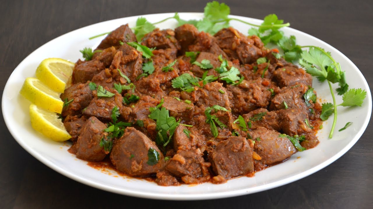 Kaleji Masala | Mutton Liver Masala Recipe | Eid Specials | Tasty Foods ...