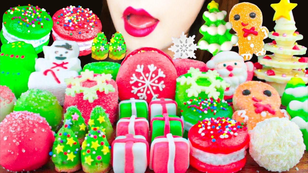 【ASMR】MERRY CHRISTMAS🎄🎅MUKBANG 먹방 食べる音 EATING SOUNDS NO TALKING - YouTube