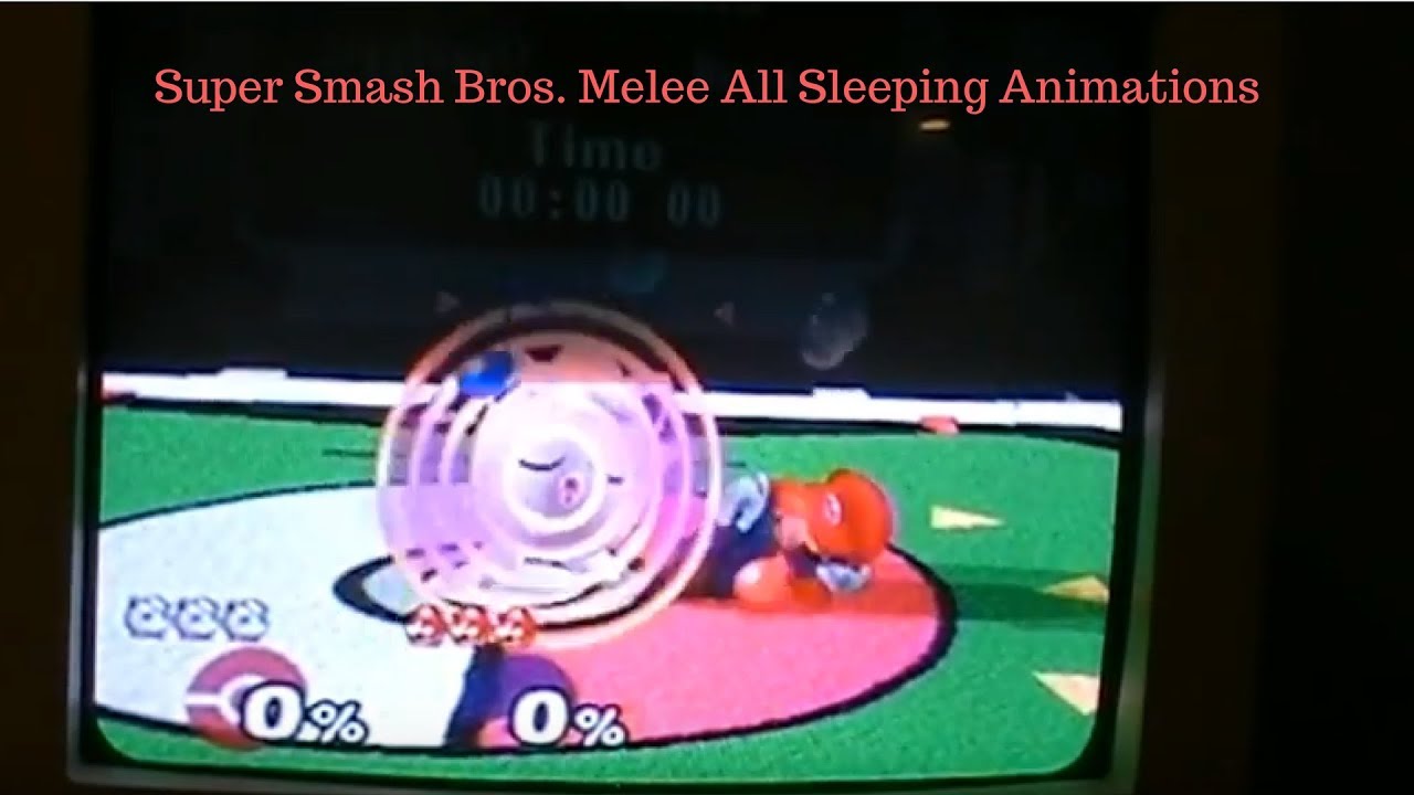 Super Smash Bros Melee All Sleeping Animations - YouTube