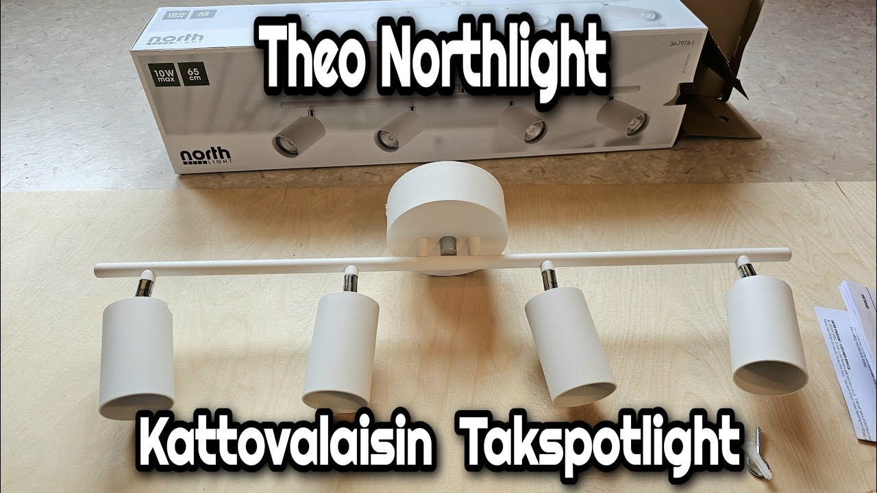 THEO NORTHLIGHT Kattovalaisin Takspotlight - YouTube