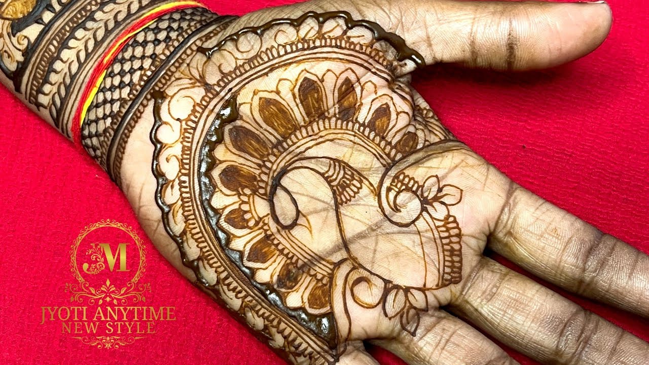 Chhat pujaspecialmehndi| Mahdi digene simple | front hand easy mehndi ...